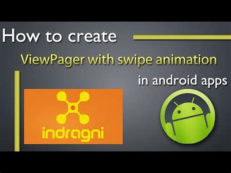 How To Create ViewPager With Swipe Animation YouTube