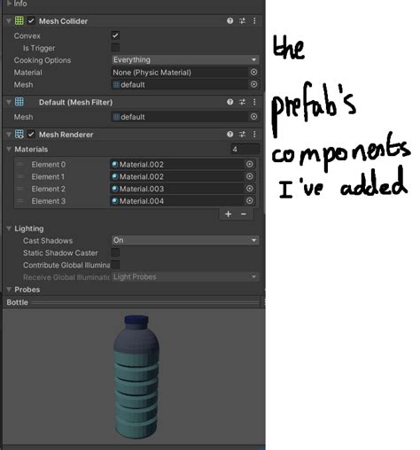Imported Objects Dont Have The Mesh Renderer Component Adding It In
