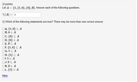 Solved Points Let A Answer Each Of Chegg Com