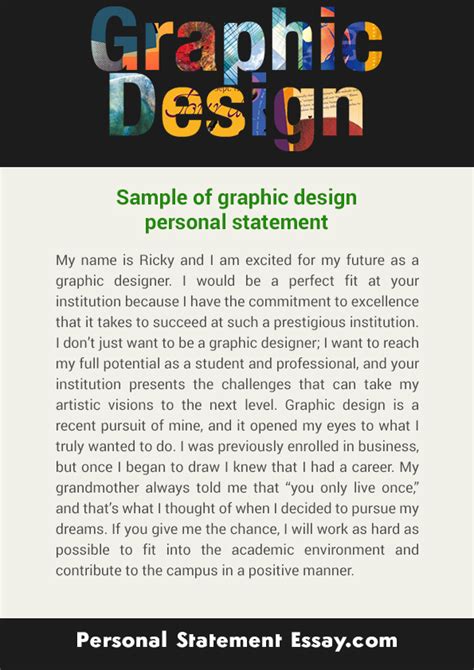 Graphic Design Personal Statement By Psessaysamples On Deviantart