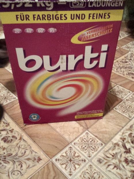 Обзор от покупателя на Стиральный порошок BURTI для цветного и тонкого ...