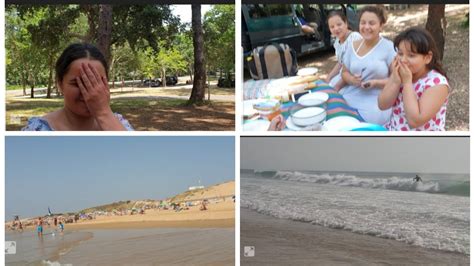 فلوق صيفي للبحر يوم جميل مع بناتي و زوجي شوفوا Surf واش صار معنا😱عاصفة