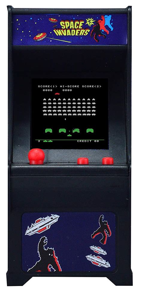 Tiny Arcade Space Invaders Miniature Arcade Game The Geek Theory