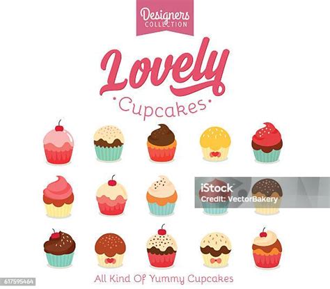 컵케잌 컬레션 0명에 대한 스톡 벡터 아트 및 기타 이미지 0명 귀여운 미식가 Istock