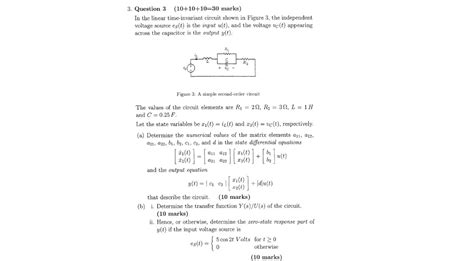 Solved Question Marks In The Linear Chegg