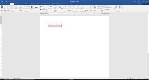 Word Merge Fields Valuepro