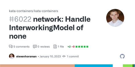 Network Handle Interworkingmodel Of None By Stevenhorsman · Pull