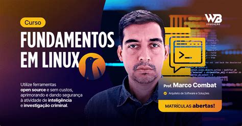 Curso De Fundamentos Em Linux Wblinux Wb Educação