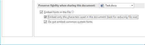 Instructions On How To Embed Fonts In Microsoft Word