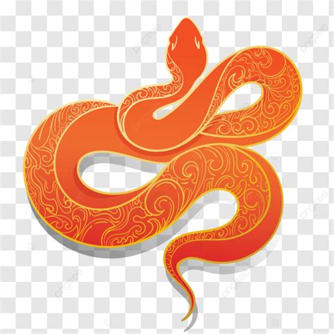 Art Of Orange Gradient Snake Vector New Year Sanke 2025 Png And