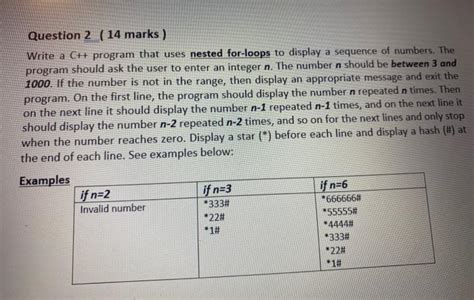 Solved Question 2 14 Marks Write A C Program That Uses