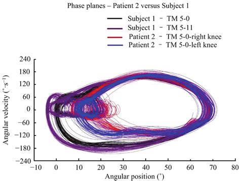 Phase Plane Plots For Patient 2 Vs Subject 1 Download Scientific Diagram
