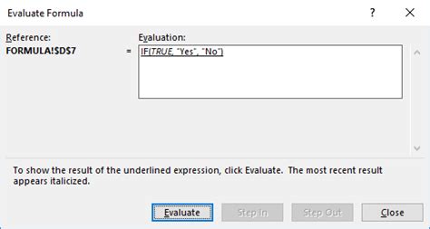 evaluate formulas step by step in excel myexcelonline
