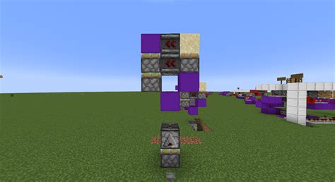 Vertical Double Piston Extender Design R Minecraft