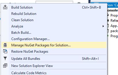 Vb Net Unable To Update NuGet Package Stack Overflow