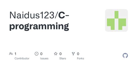GitHub Naidus C Programming