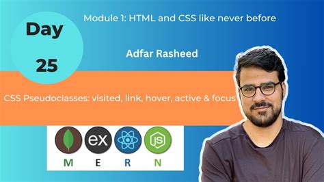 CSS Pseudoclasses Anchor Tag Psuedoclasses Explained Visited Link Hover Active Focus