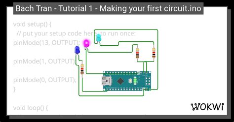 Bach Tran Tutorial 1 Making Your First O Wokwi Esp32