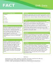 Effective Methods For Healthcare Data Management Course Hero