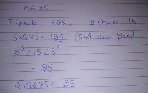 Find Cube Root Of 15625 Through Estimation