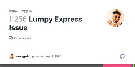 Lumpy Express Issue Issue Arq X Lumpy Sv GitHub
