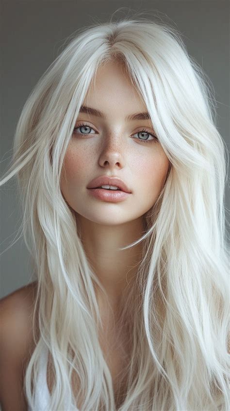 Pin By Mattias Schnneider On Gatas Platinum Blonde Hair Long Blonde