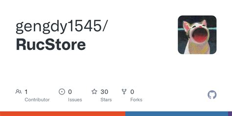 Github Gengdy1545rucstore