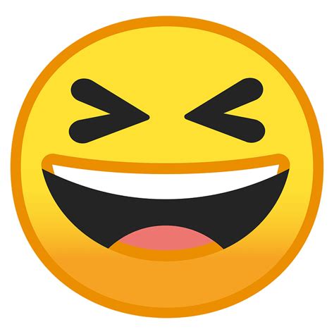 Noto Emoji Pie 1f606 Free Vector Icons On
