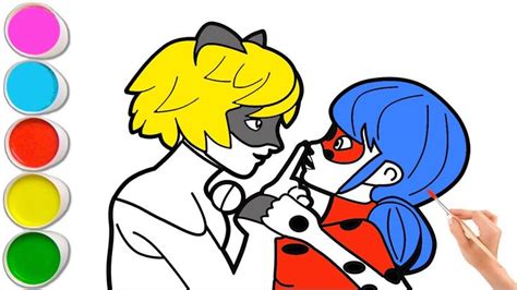 Miraculous Ladybug Cat Noir How To Draw Ladybug Cat Noir Step By Step Drawing Family