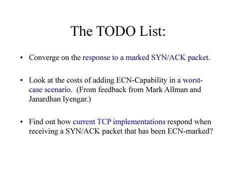 adding ecn capability to tcp s syn ack packets ppt download