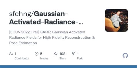 Github Sfchng Gaussian Activated Radiance Fields [eccv 2022 Oral] Garf Gaussian Activated