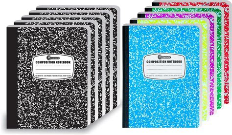 Rosmonde Composition Notebooks Wide Ruled 10 Pack Combo