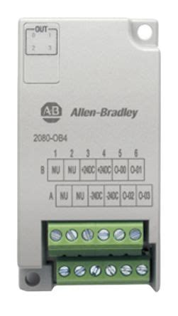 2080 OB4 ALLEN BRADLEY I O Module Micro800 Discrete Digital Output 4 Channel 30VDC