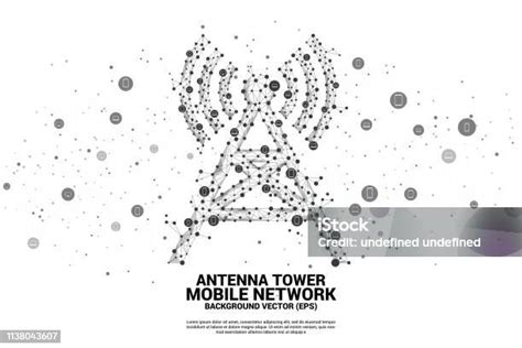 안테나 타워 아이콘 모바일 장치 아이콘과 도트 및 라인 연결에서 다각형 스타일 0명에 대한 스톡 벡터 아트 및 기타 이미지 0명 5g 글로벌 커뮤니케이션 Istock