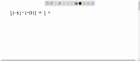SOLVED Rewrite Each Expression Without Absolute Value Bars