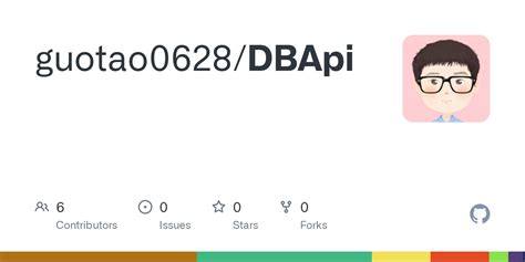GitHub Guotao0628 DBApi