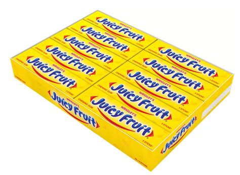 Wrigley's Juicy Fruit жевательная резинка Ригли джуси фрут, 1 упаковка ...