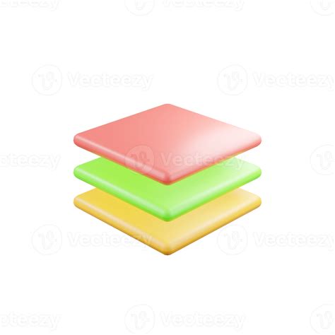 D Minimal Rendering Layer Group PNG