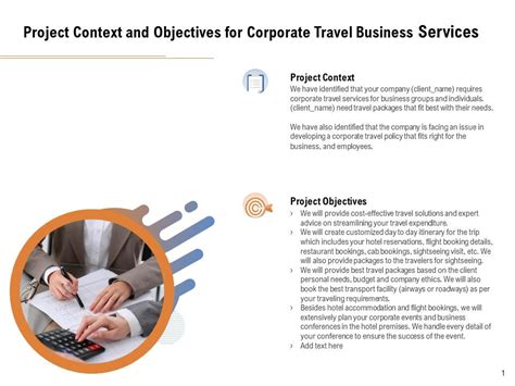 Commercial Travel And Leisure Commerce Project Context And Objectives