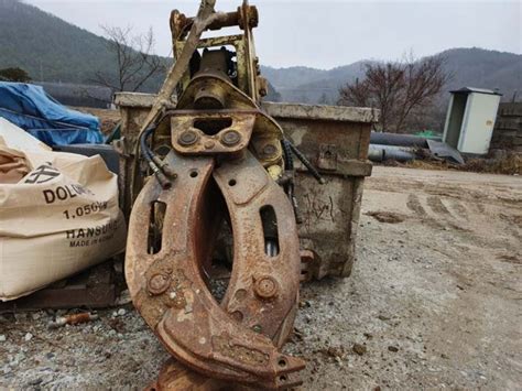 굴삭기 회전집게 중고어태치먼트 네이버 블로그