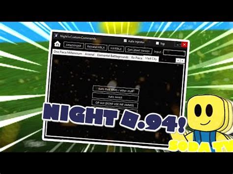 AWESOME EXPLOIT ROBLOX Night YouTube