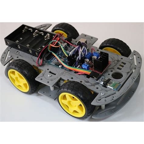 Robimaker Arduino 4wd Araba Kiti Araç Şase Hc05 Bluetooth Fiyatı