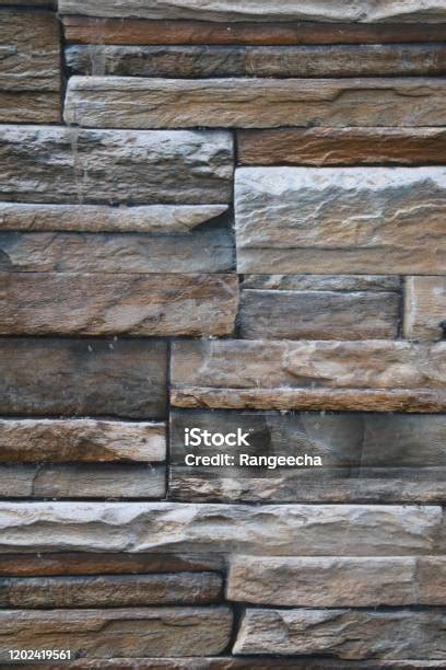 초콜릿 브라운 또는 나무 질감 바위 컷 돌 벽돌 모양 원활한 패턴 디자인 레이아웃의 그늘 배경 화면 또는 배경에 적합 0명에 대한 스톡 사진 및 기타 이미지 Istock