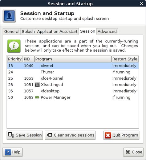 xfce xfce4 session 4 12 preferences [xfce docs]