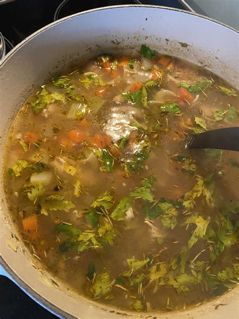 My Mom Isnt Feeling Well So I Made Her Favorite Chicken Soup R Soup