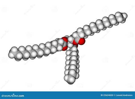 Triglyceride Molecule Royalty Free Stock Photography CartoonDealer