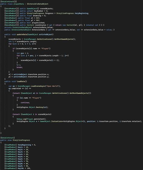 Basically Serialising An Entire Scene I Dont Think 2d Or 3d Makes A