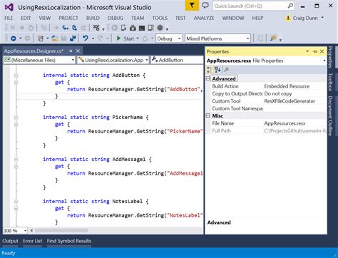 Xamarinforms Shared Projects Localization For Uwp Ios And Android Stack Overflow