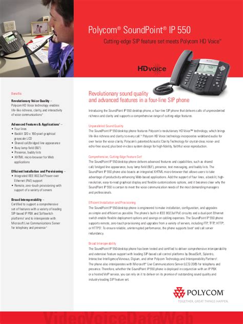 Polycom Ip 550 User Manual