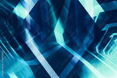 Abstract Dark Blue Digital Background High Tech Cg Stock Illustration Adobe Stock